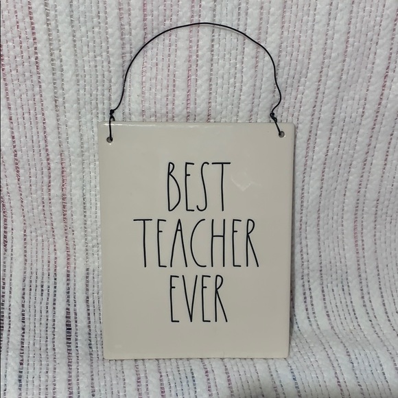 Rae Dunn | Accents | Rae Dunn Best Teacher Ever Wall Plaque | Poshmark